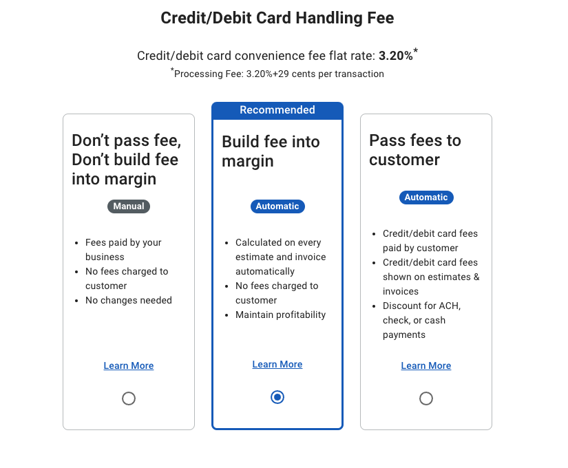 How Can I Handle the JobNimbus Payments Credit Card Fees? How Can I Handle the JobNimbus Payments Credit Card Fees?